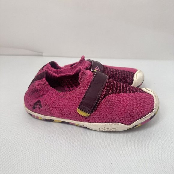 PLAE | Shoes | Plae Shoes Girls 2 Pink Elise Knit Sneakers Slip On ...